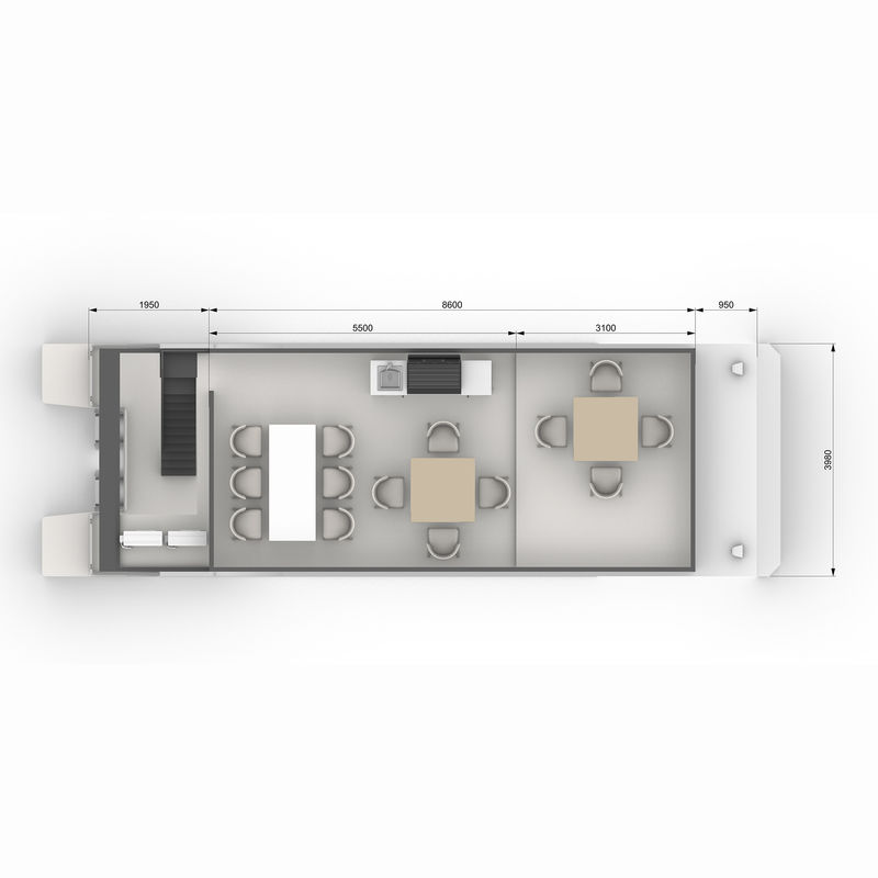 Custom Design Floating Pontoon Boat Restaurant Double Decker With 11.5m ...