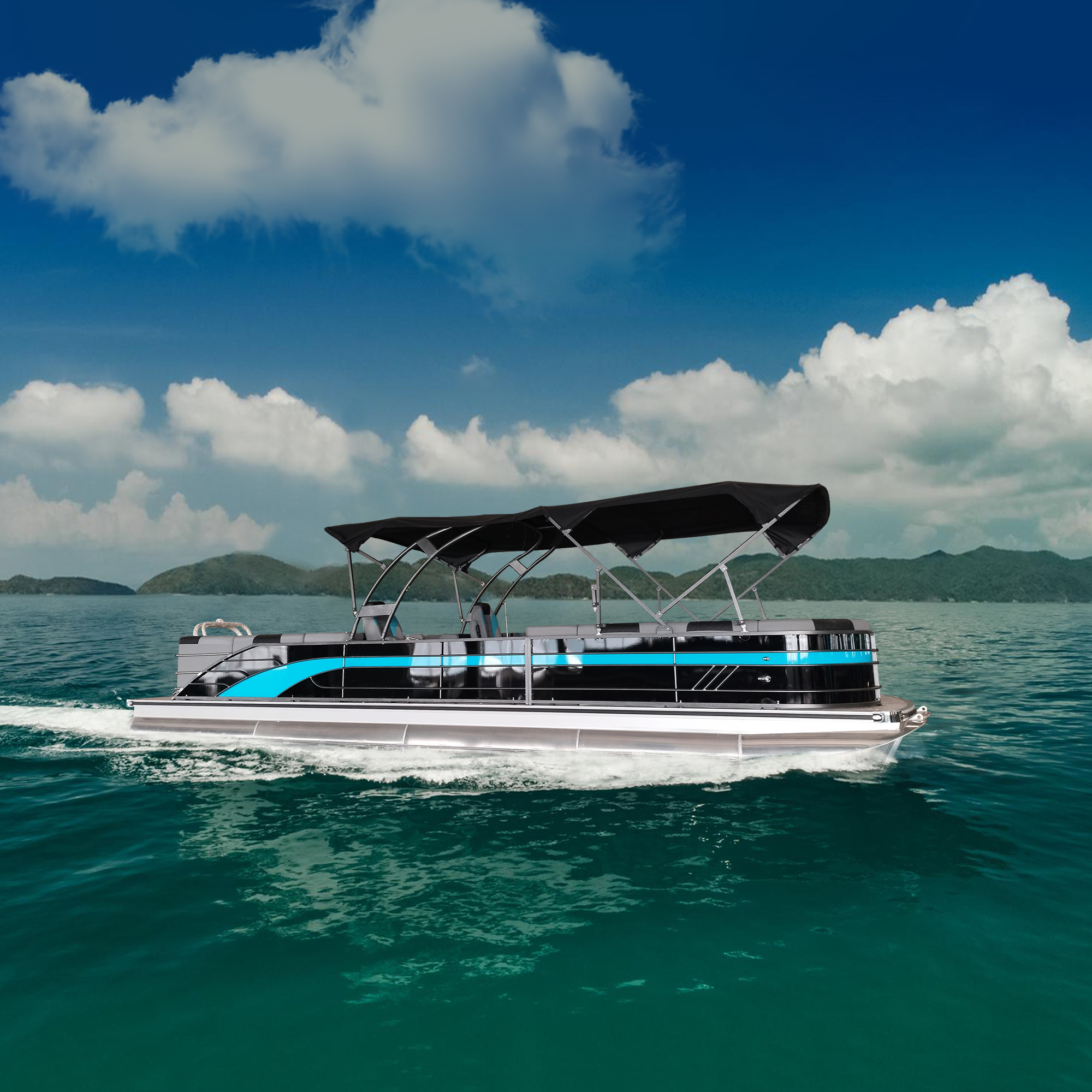 Single Layer Deck Type 7.6m Pontoon Party Boat Your Ultimate Party ...