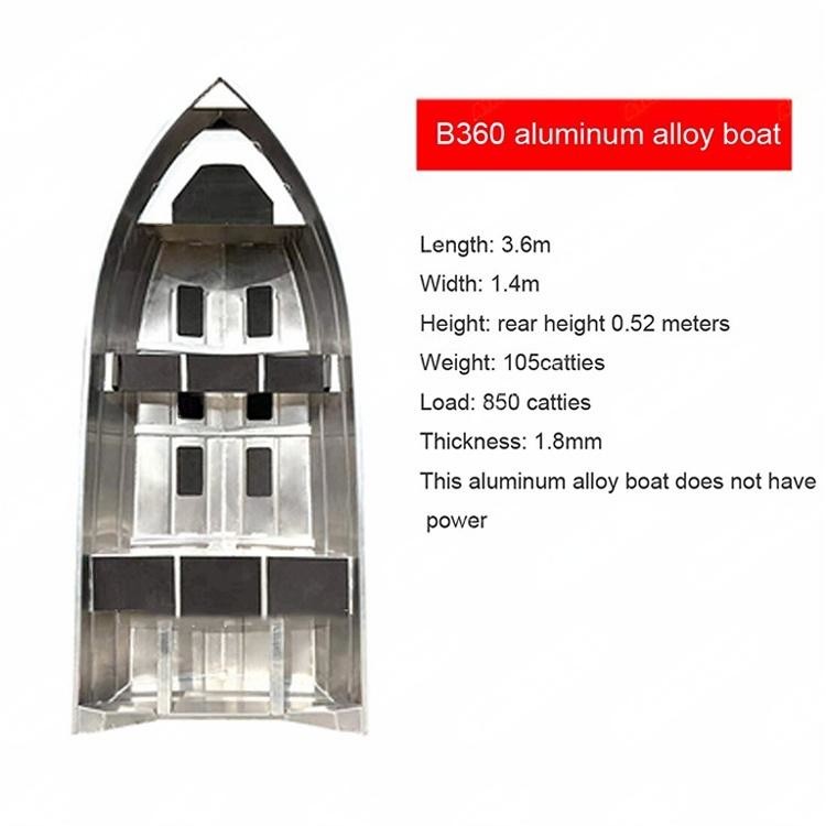 2 Person Aluminium Dinghy Boat , aluminium hull rib boat For Fishing