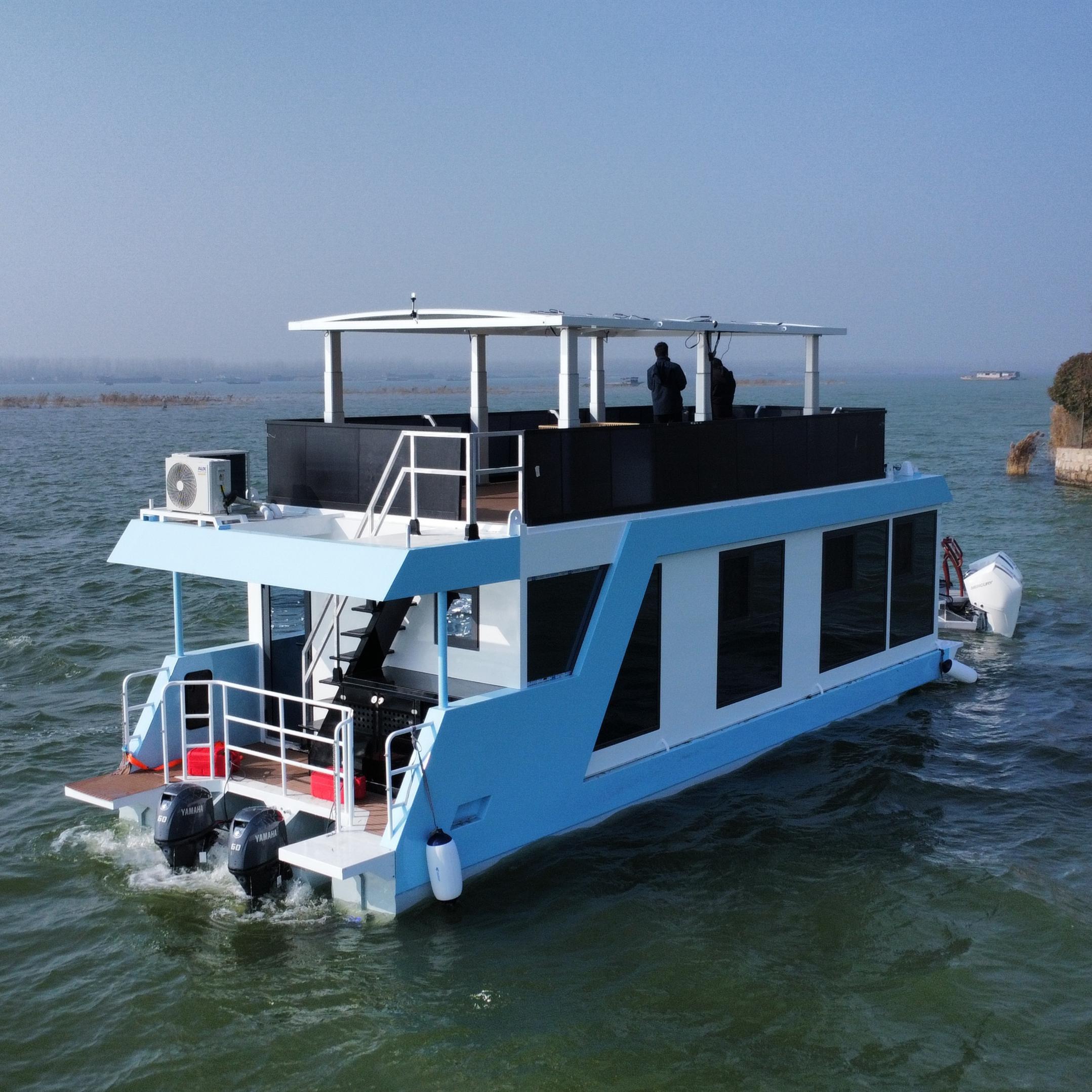 11.5m Floating Boat Hotel with 20mm Deck